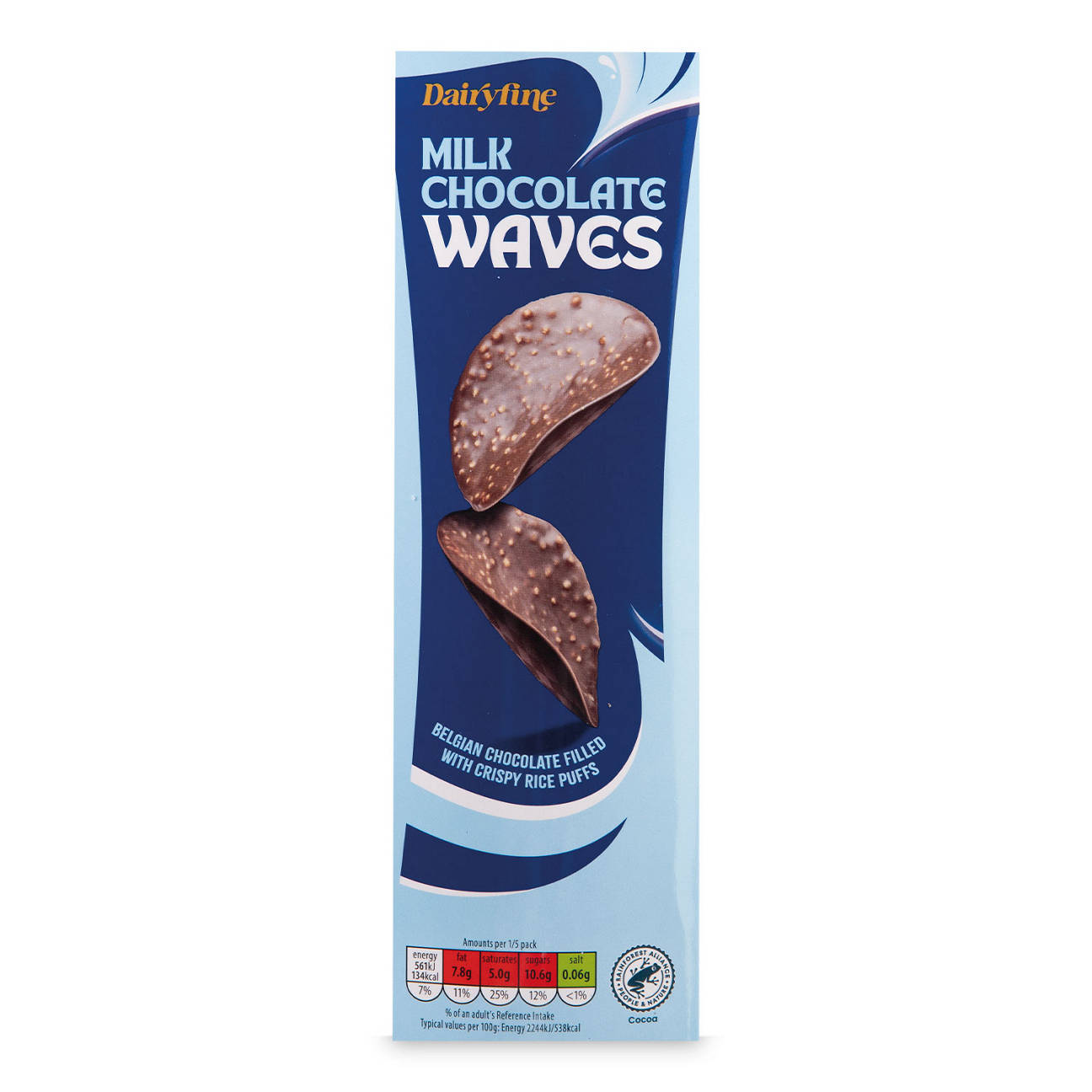 Milk Chocolate Belgian Chocolate Waves | ALDI UK